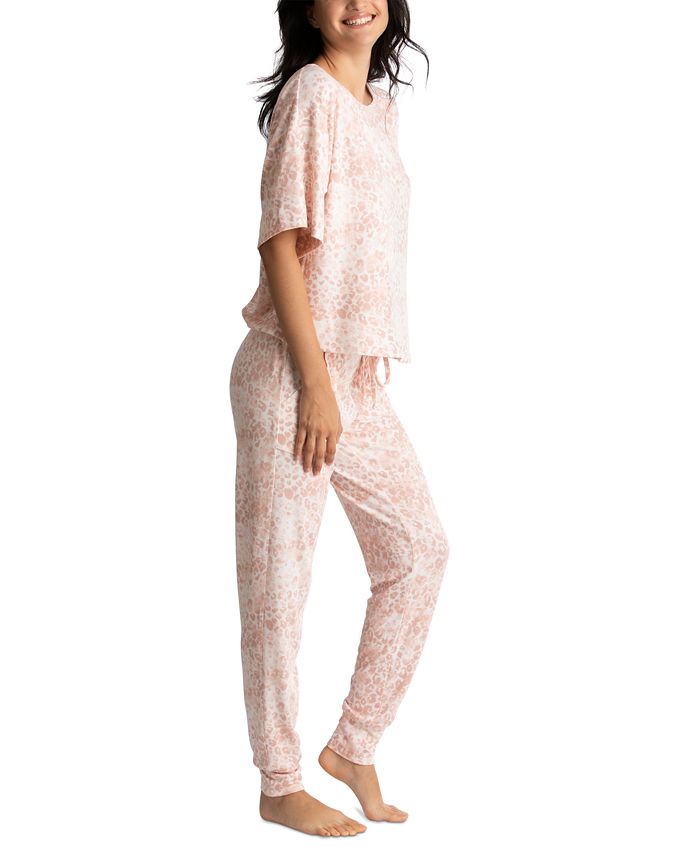 Midnight Bakery Alexis Printed Hacci Lounge Pajama Set - Macy's
