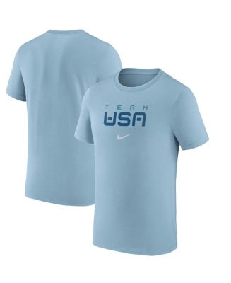 Men's Nike Light Blue Team USA Stack Graphic T-shirt - Macy's
