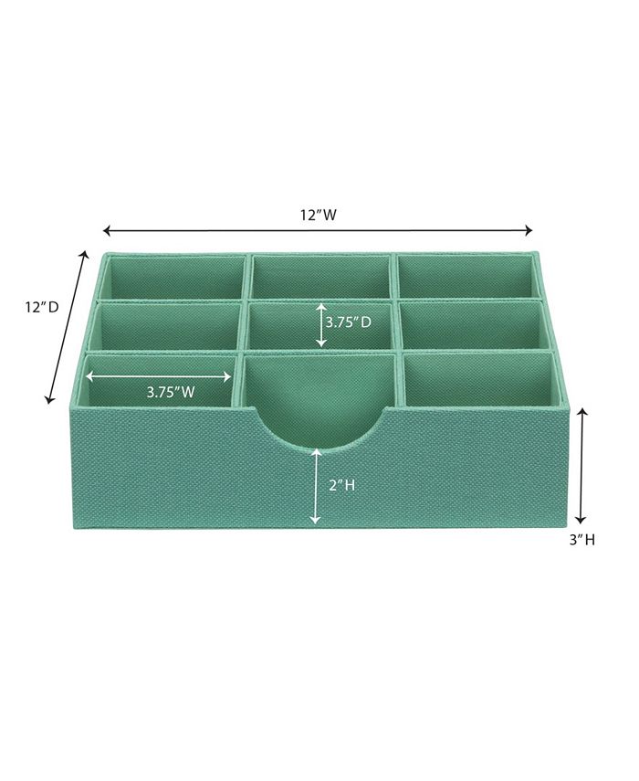 Household Essentials 9-Compartment Drawer Organizers Set, 2 Piece - Macy's
