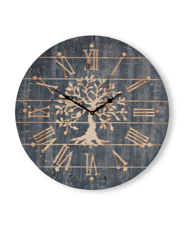 Art For The Home Timepiece Tree Clock Wall Art - Macy's