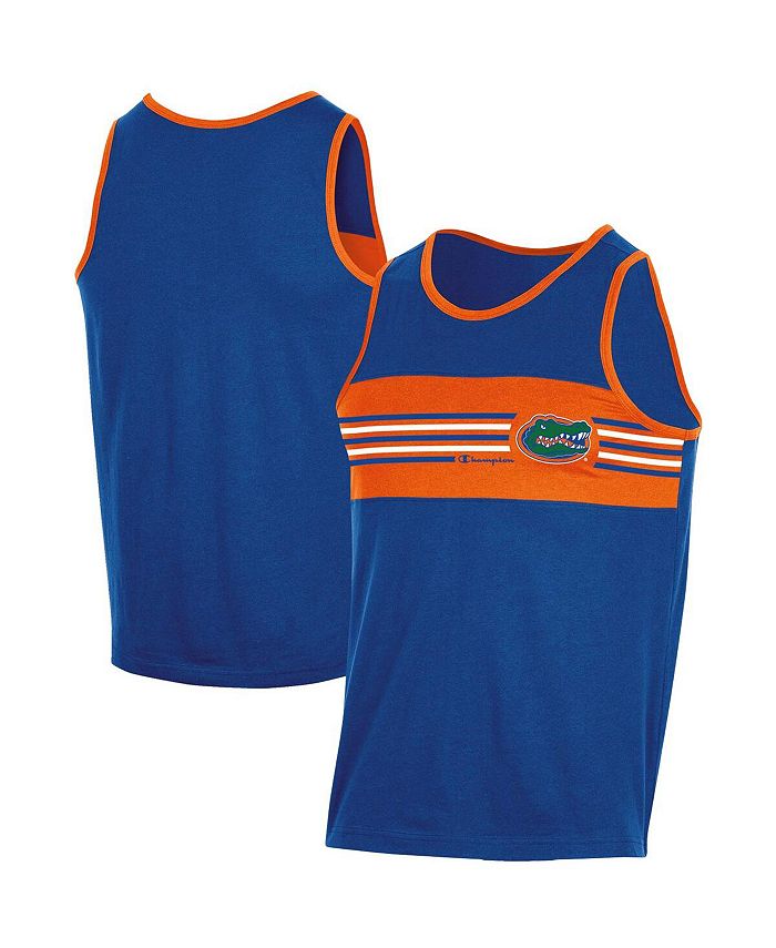 Champion Men's Royal Florida Gators Colorblock Tank Top - Macy's