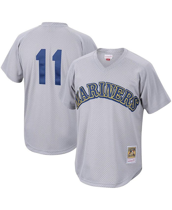 Mitchell & Ness Men's Edgar Martinez Charcoal Seattle Mariners ...