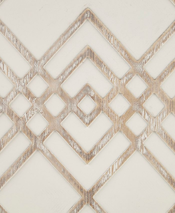 Madison Park Exton Geo Carved Wood Panel Wall Decor - Macy's