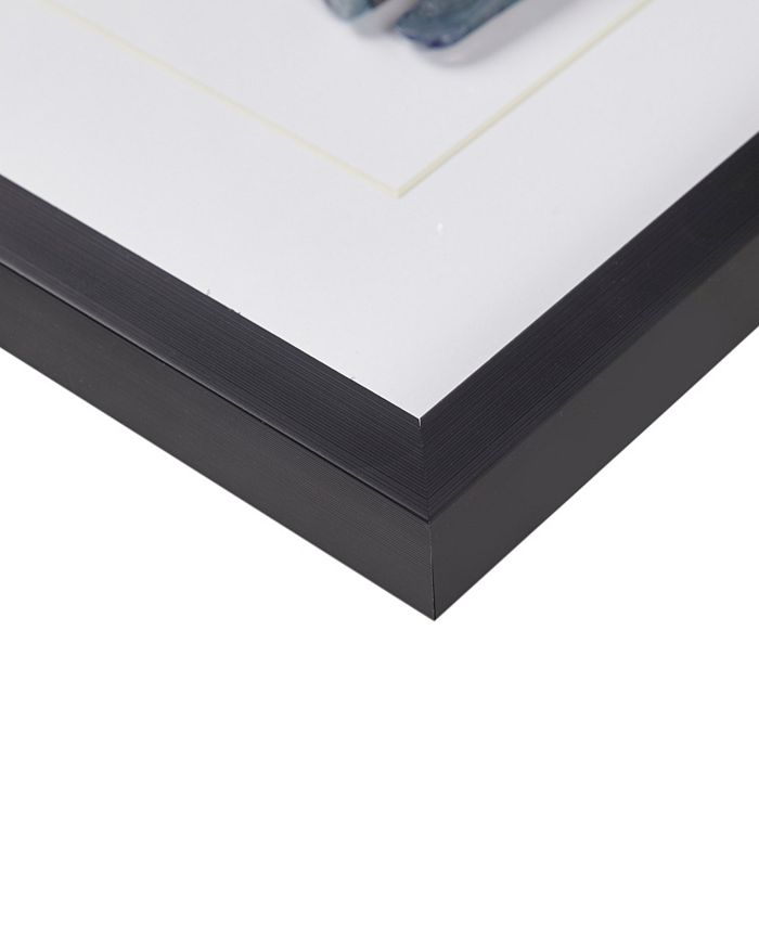 Martha Stewart Collection Cerulean Stones Real Natural Agate Framed ...