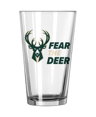 Milwaukee Bucks 16 oz Team Slogan Pint Glass - Macy's