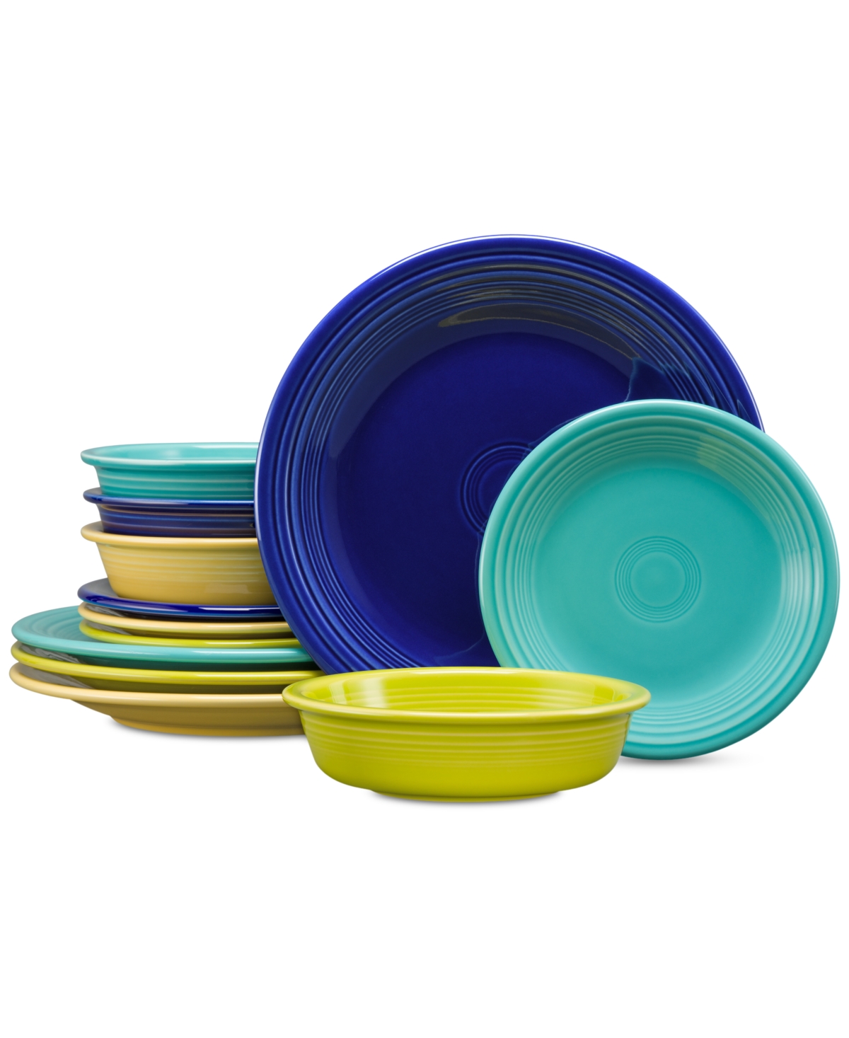 Click here for Fiesta Mixed Cool Colors 12-Pc. Classic Dinnerware... prices
