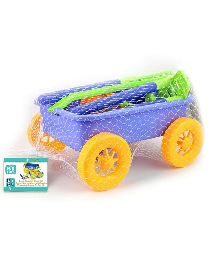Flat River Group Let's Garden Wagon Play Set, 14 Piece - Macy's