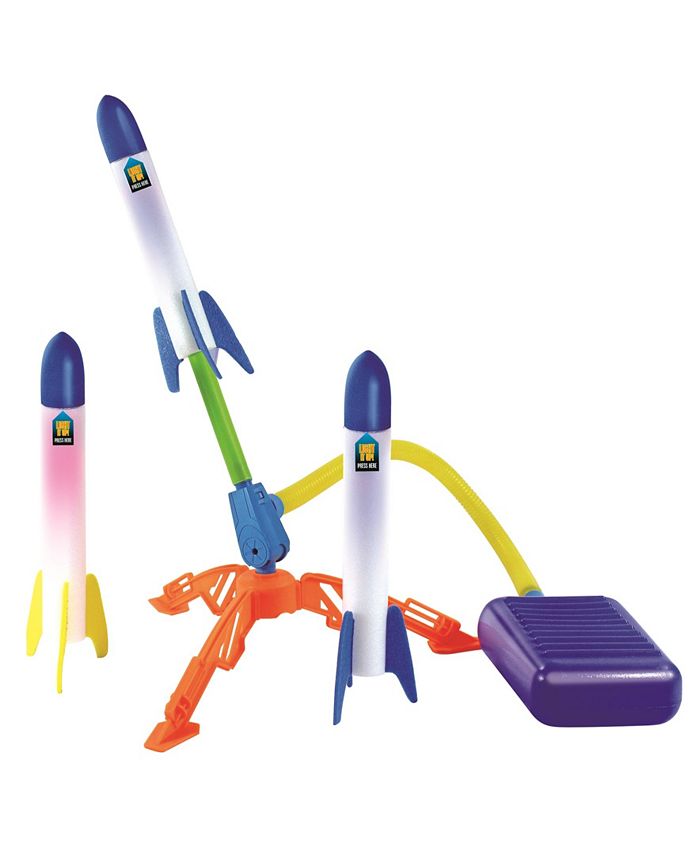 Flat River Group Light Up Air-Powered Stomp Rockets, 4 Piece - Macy's
