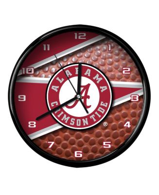Alabama Crimson Tide 12" Football Clock - Macy's