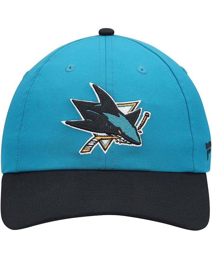 Fanatics Women's Teal San Jose Sharks Iconic Defender Adjustable Hat ...