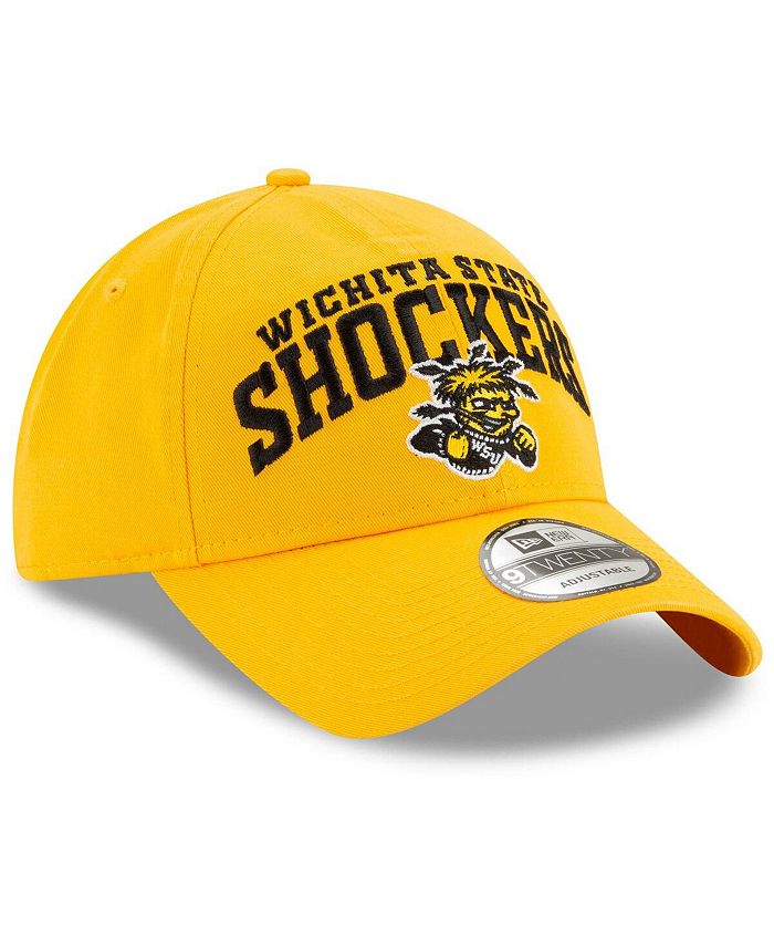 New Era Men's Gold Wichita State Shockers Arch Over Logo 9Twenty ...