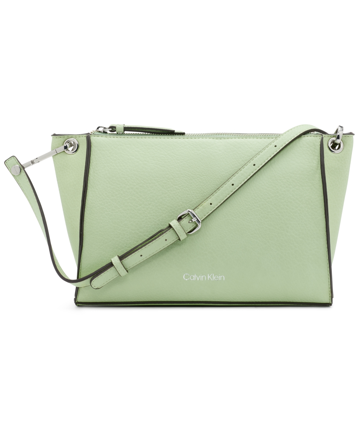 Calvin Klein Women's Reyna Crossbody In Cucumber | ModeSens