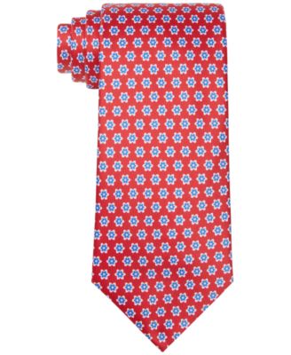 Tommy Hilfiger Men's Floral-Print Tie - Macy's