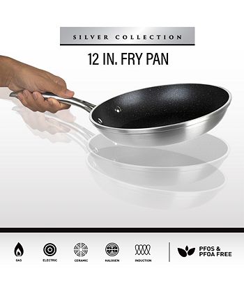 Granite Stone Diamond Silver Collection Titanium Diamond Infused Triple ...