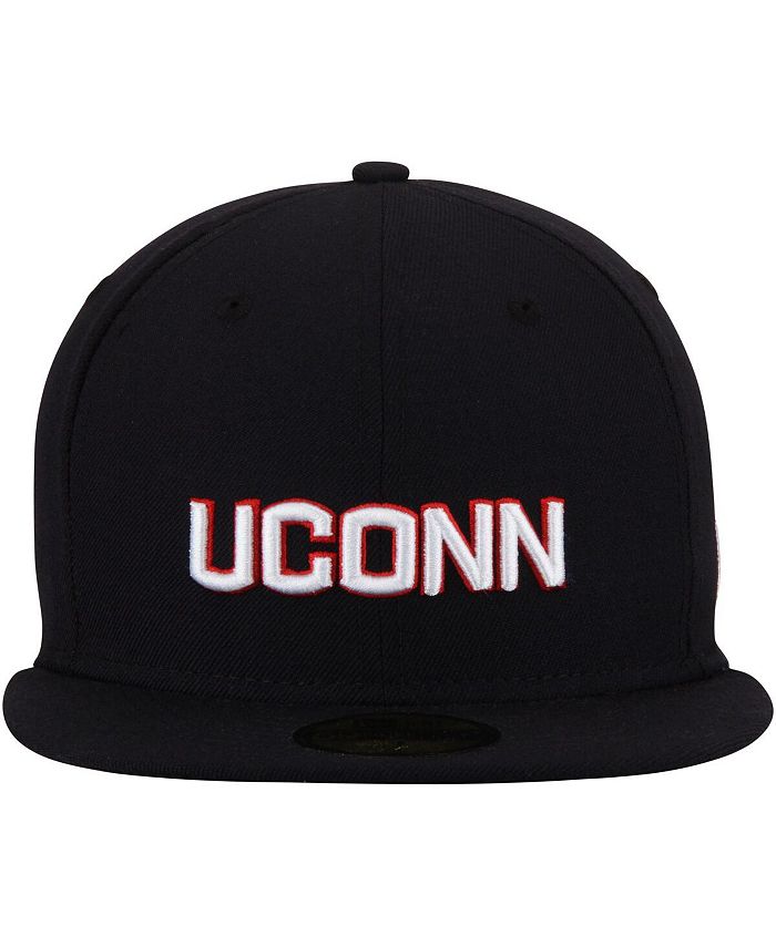 New Era Men's Navy UConn Huskies Basic 59FIFTY Fitted Hat - Macy's