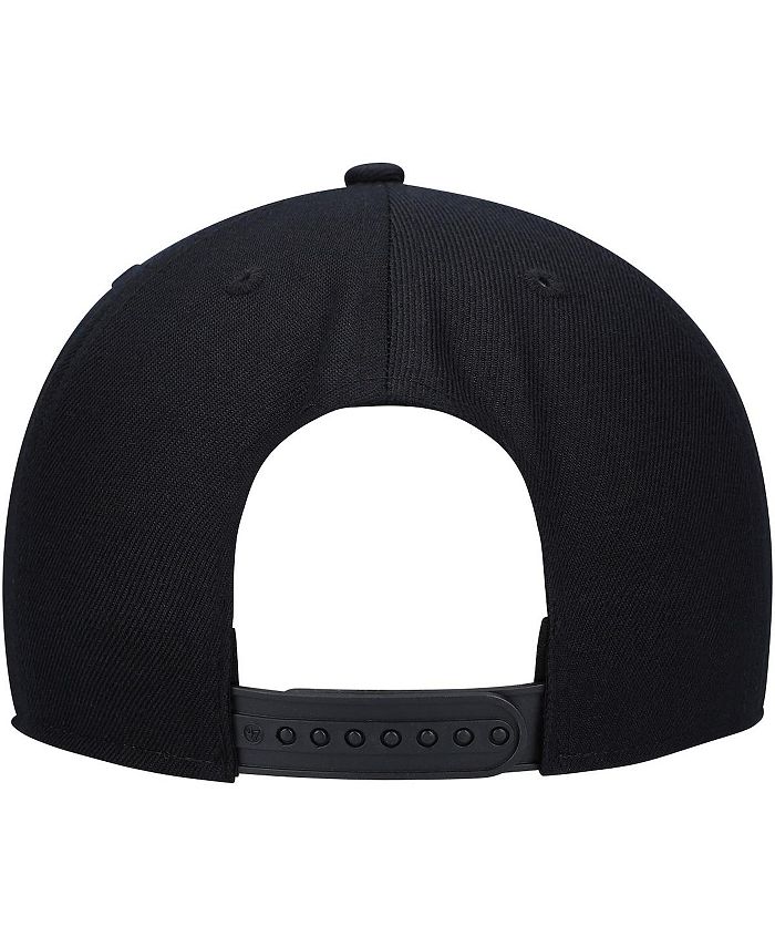 '47 Brand Men's Pittsburgh Pirates Black On Black Captain Snapback Hat ...