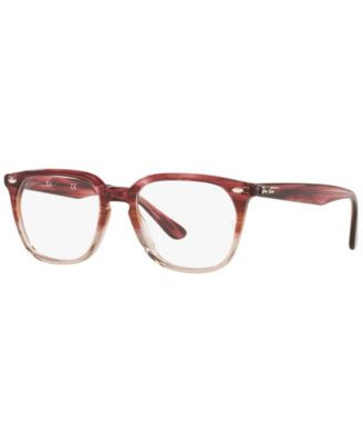 Ray-Ban RX4362V Unisex Square Eyeglasses - Macy's