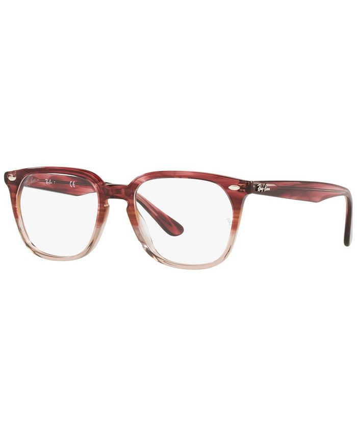 Ray-Ban RX4362V Unisex Square Eyeglasses - Macy's