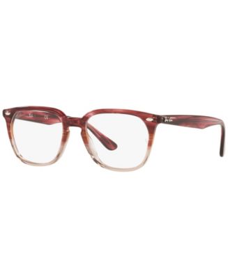 Ray-Ban RX4362V Unisex Square Eyeglasses - Macy's