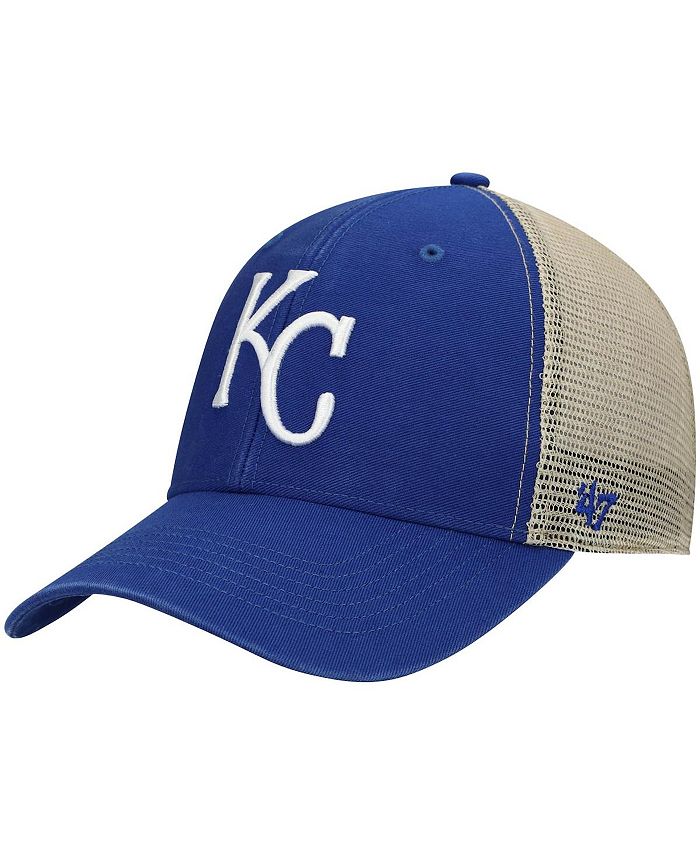 '47 Brand Men's Royal, Natural Kansas City Royals Flagship Washed MVP ...