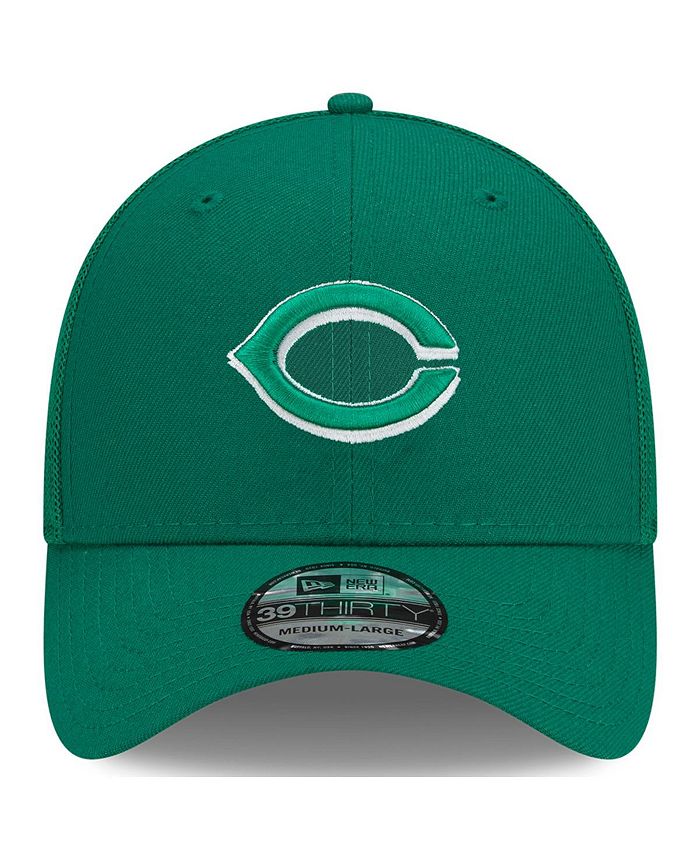 New Era Men's Green Cincinnati Reds St. Patrick's Day 39THIRTY Flex Hat ...
