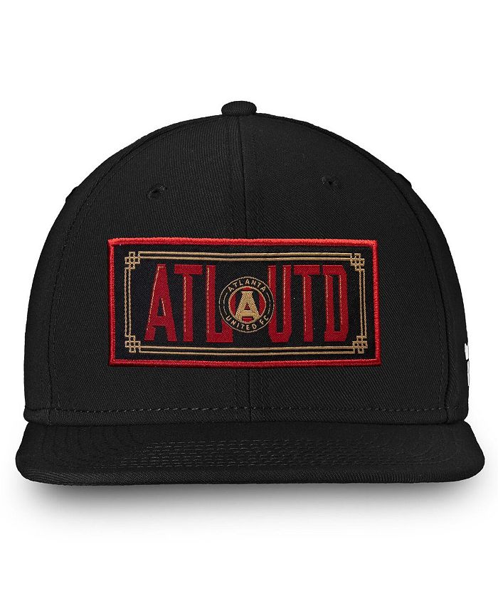 Fanatics Men's Black Atlanta United FC Hometown Adjustable Snapback Hat ...