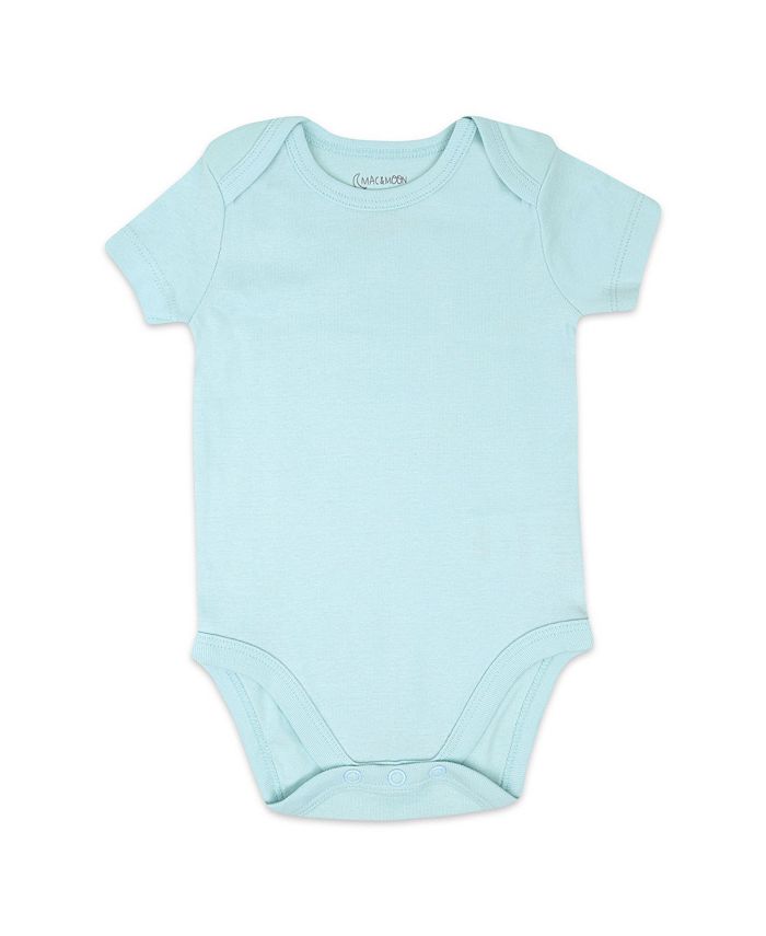 Mac & Moon Baby Boys or Baby Girls Short Sleeved Bodysuits, Pack of 5 ...