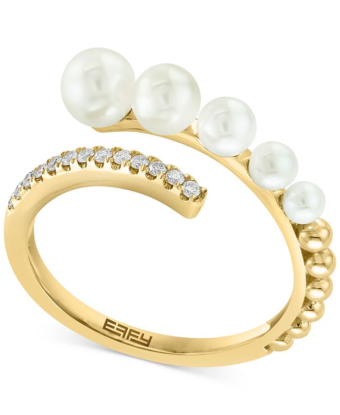 EFFY Collection EFFY® Cultured Freshwater Pearl (2-1/2 - 4-1/2mm ...