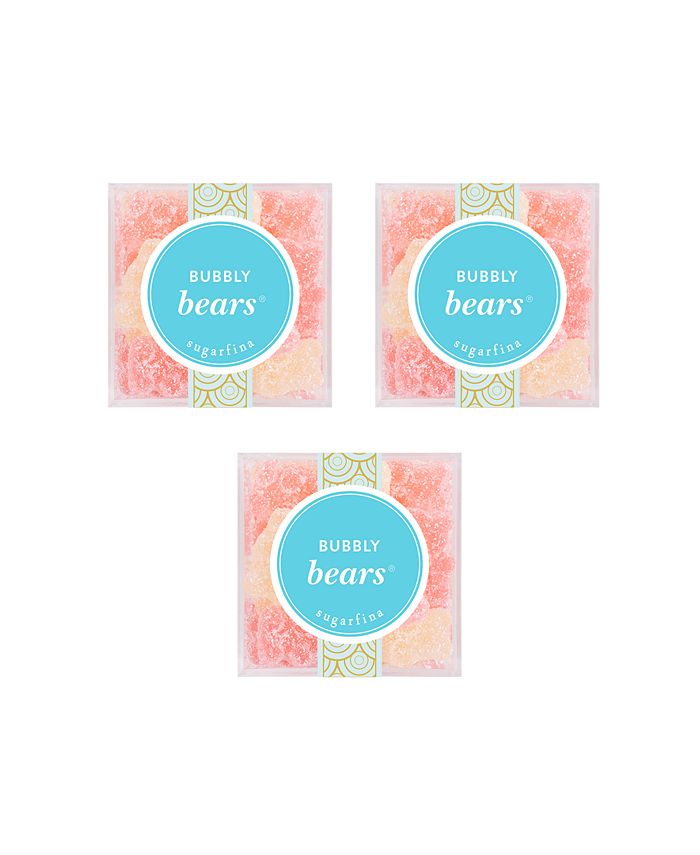 Sugarfina Bubbly Bears - Small Cube Kit (Pack of 3) - Macy's