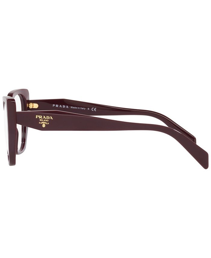 PRADA PR18WV Women's Irregular Eyeglasses - Macy's