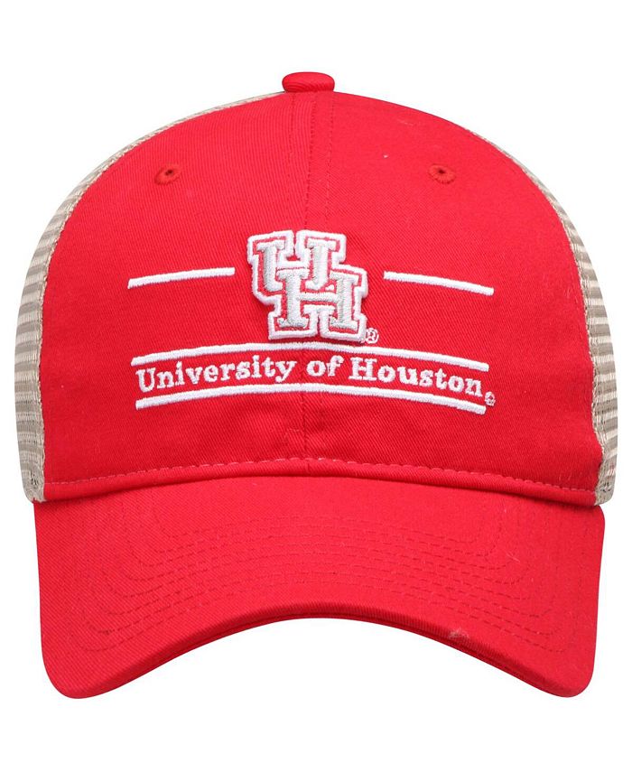 Game Men's The Red Houston Cougars Split Bar Trucker Adjustable Hat ...