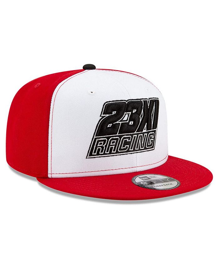 New Era Men's White 23XI Racing Team 9FIFTY Snapback Adjustable Hat ...