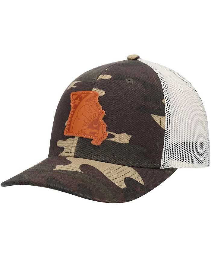 Local Crowns Men's Camo Missouri Icon Woodland State Patch Trucker ...