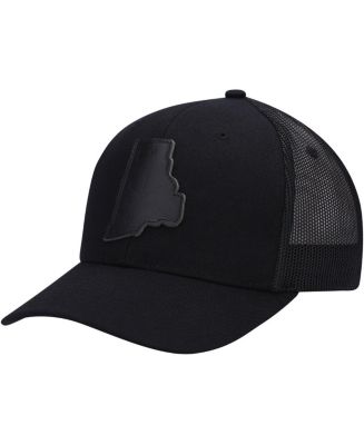 Men's Local Crowns Rhode Island Blackout State Patch Trucker Snapback ...
