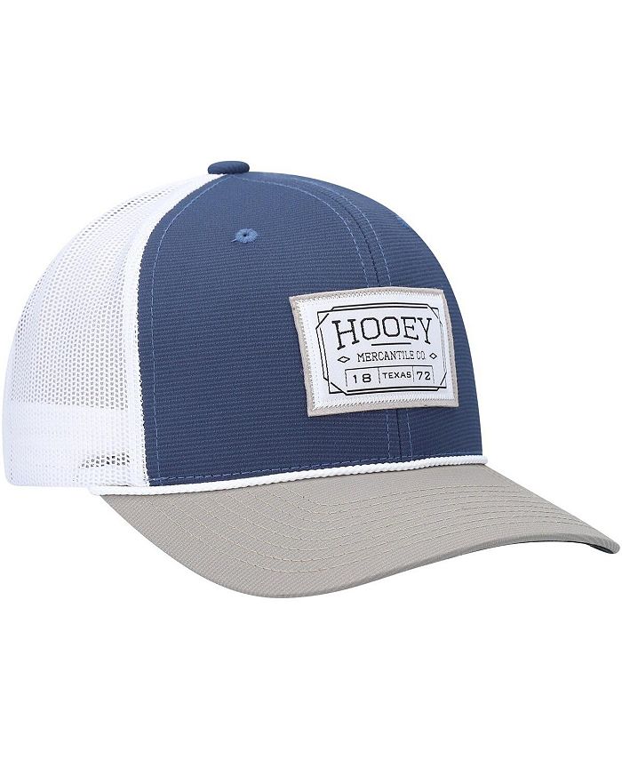Hooey Men's Navy, Khaki Doc Trucker Snapback Hat - Macy's