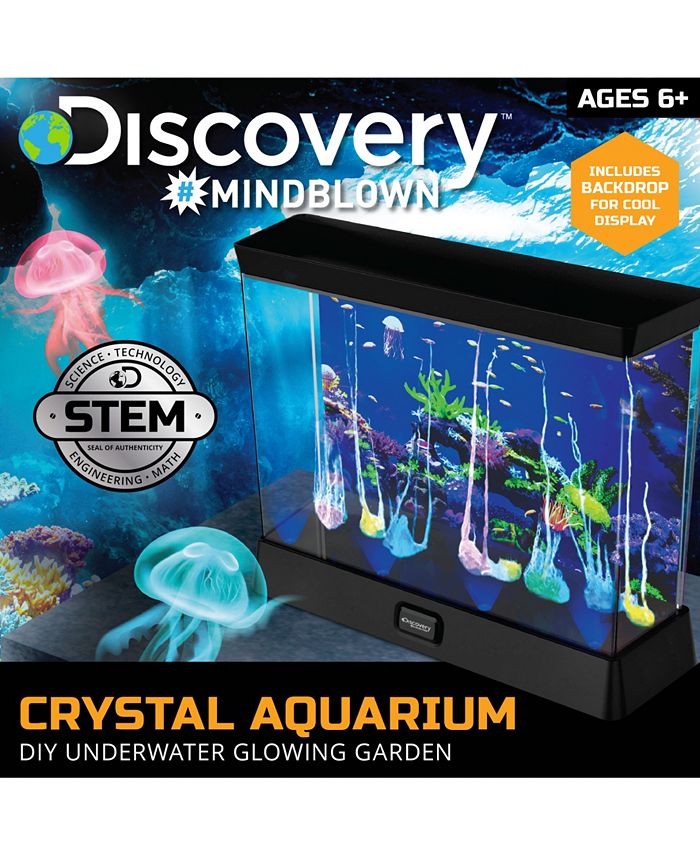 Discovery #MINDBLOWN Crystal Aquarium Tank DIY Underwater Garden - Macy's