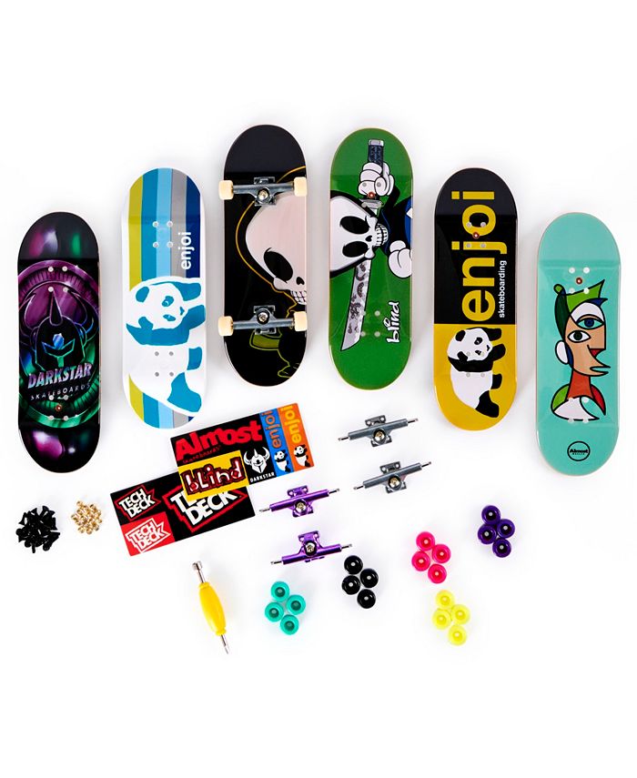 Tech Deck Sk8Shop Fingerboard Bonus Pack, Collectible and Customizable Mini Skateboards Set, 74 ...