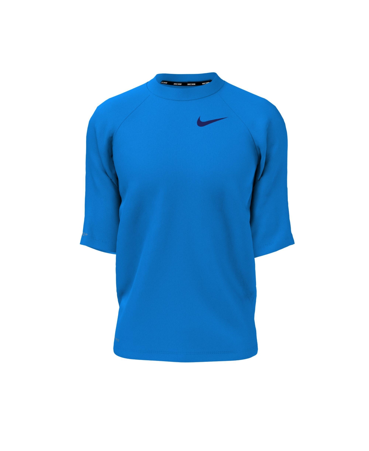 Nike Big Boys Block Logo Hydroguard Rash Guard Swim Top In Photo Blue ...