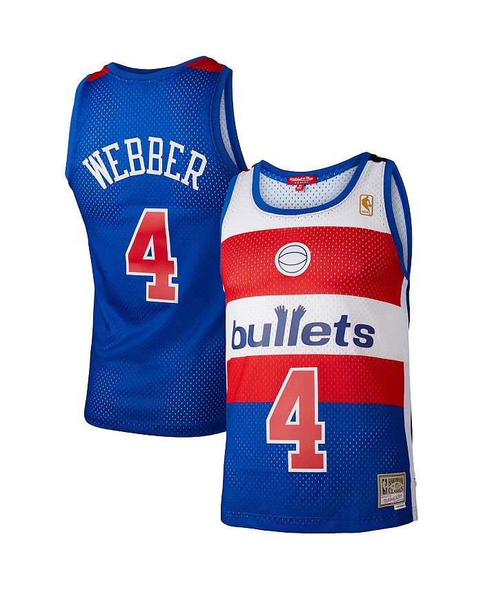 Mitchell & Ness Women's Chris Webber Blue Washington Bullets Hardwood ...