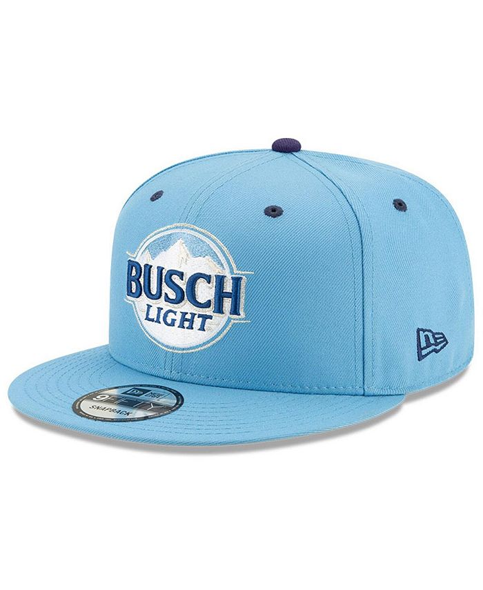 New Era Men's Light Blue Kevin Harvick Busch Light 9Fifty Snapback ...