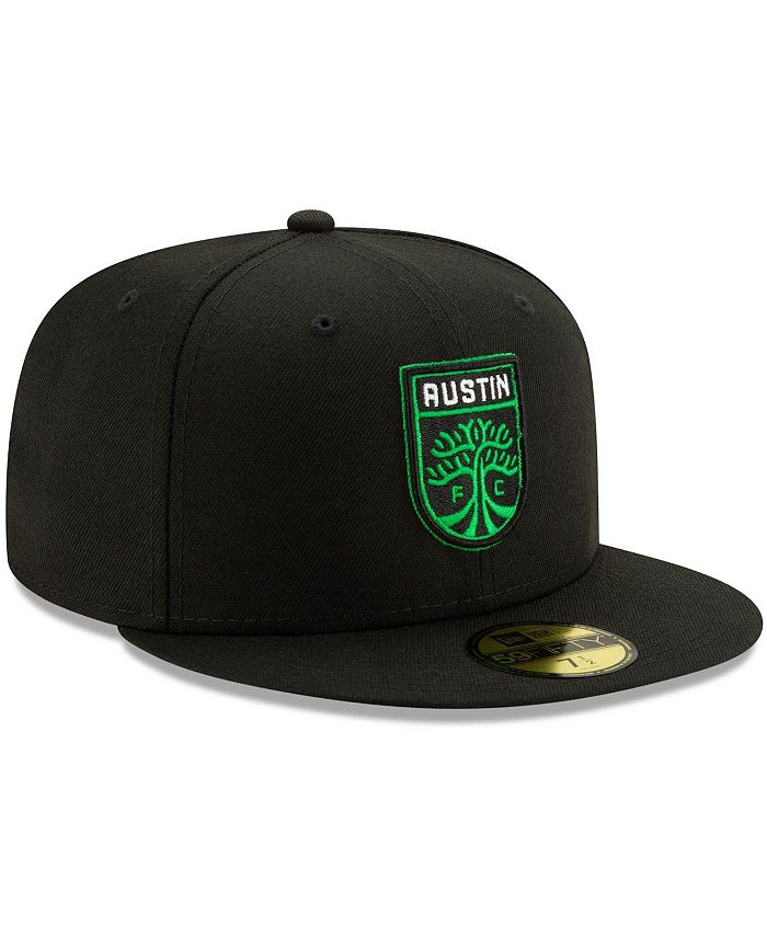 New Era Men's Black Austin Fc 59Fifty Fitted Hat - Macy's