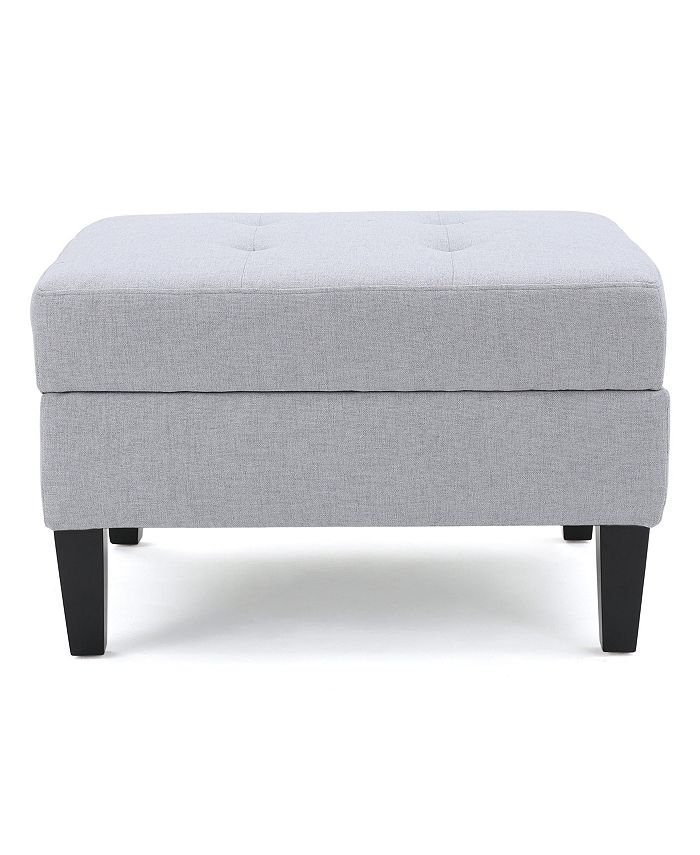 Noble House Zahra Storage Ottoman - Macy's