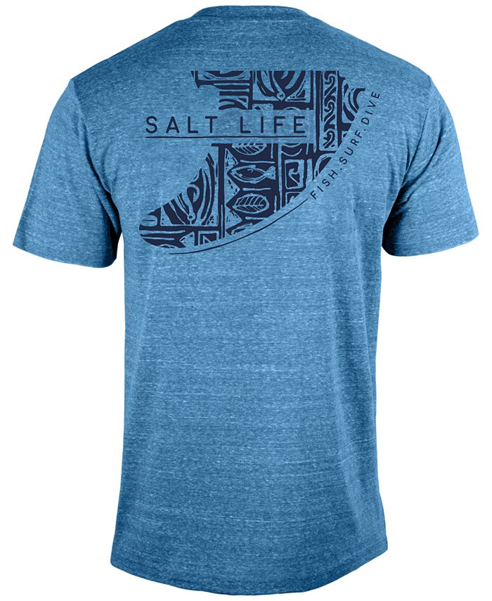 Salt Life Men's Tropic Fin Graphic T-Shirt - Macy's