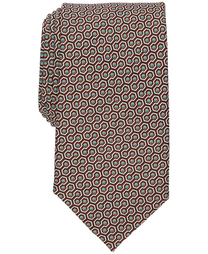 Perry Ellis Men's Bakker Geo-Print Tie - Macy's