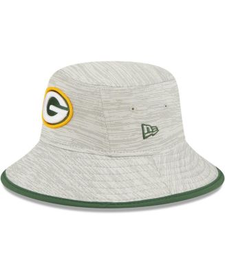Men's New Era Gray Green Bay Packers Distinct Bucket Hat - Macy's