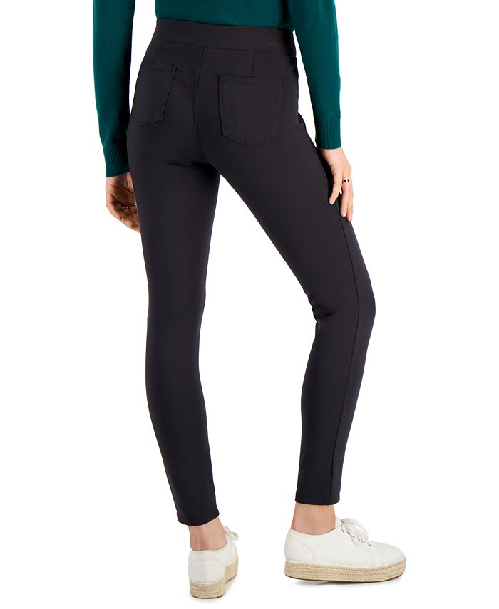 Style & Co Women's Ponte Pull-On Pants, Created for Macy's & Reviews ...
