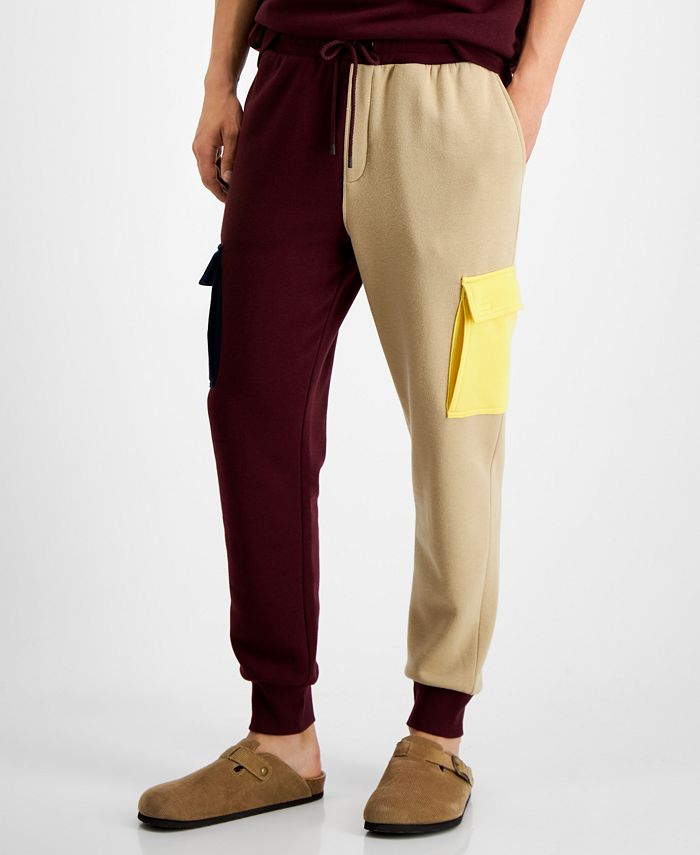 Sun + Stone Men's Colorblocked Pants, Created for Macy's & Reviews ...