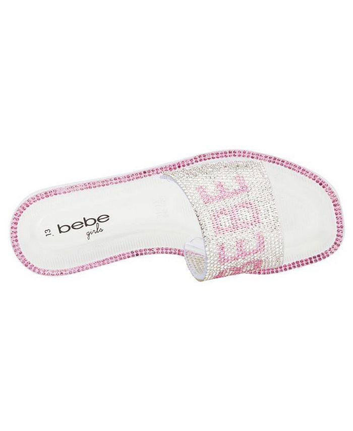 Bebe Little Girls Casual Jelly Slide Sandals - Macy's