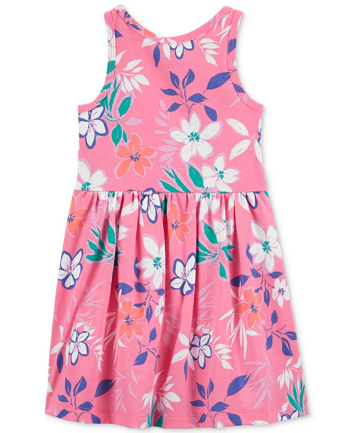 Carter's Toddler Girls Floral-Print Sleeveless Dress - Macy's