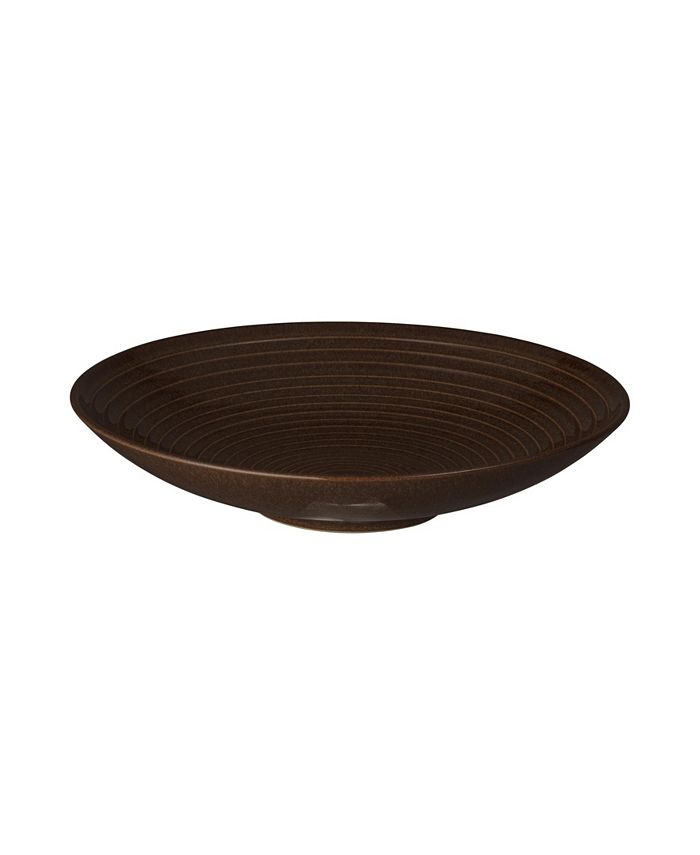 Denby Studio Craft Walnut Medium Ridged Bowl - Macy's